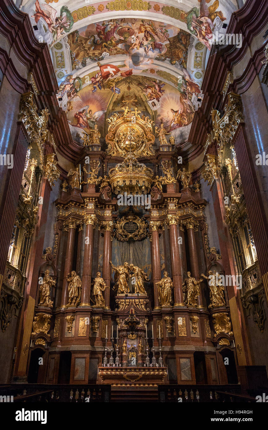 Melk Melk Abbey Monastery Church High Resolution Stock Photography and ...