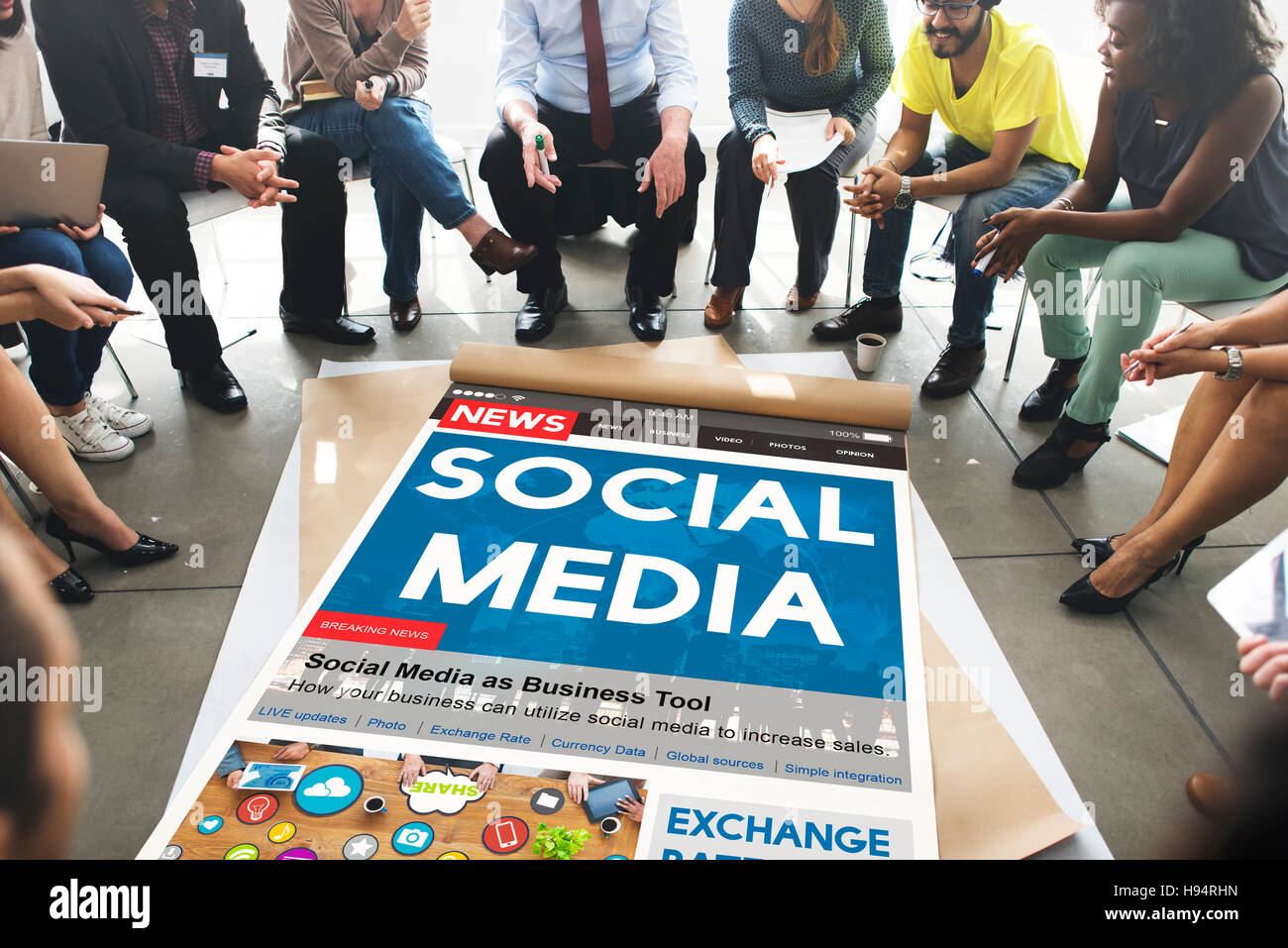 Social Media Communication Networking Online Concept Stock Photo - Alamy