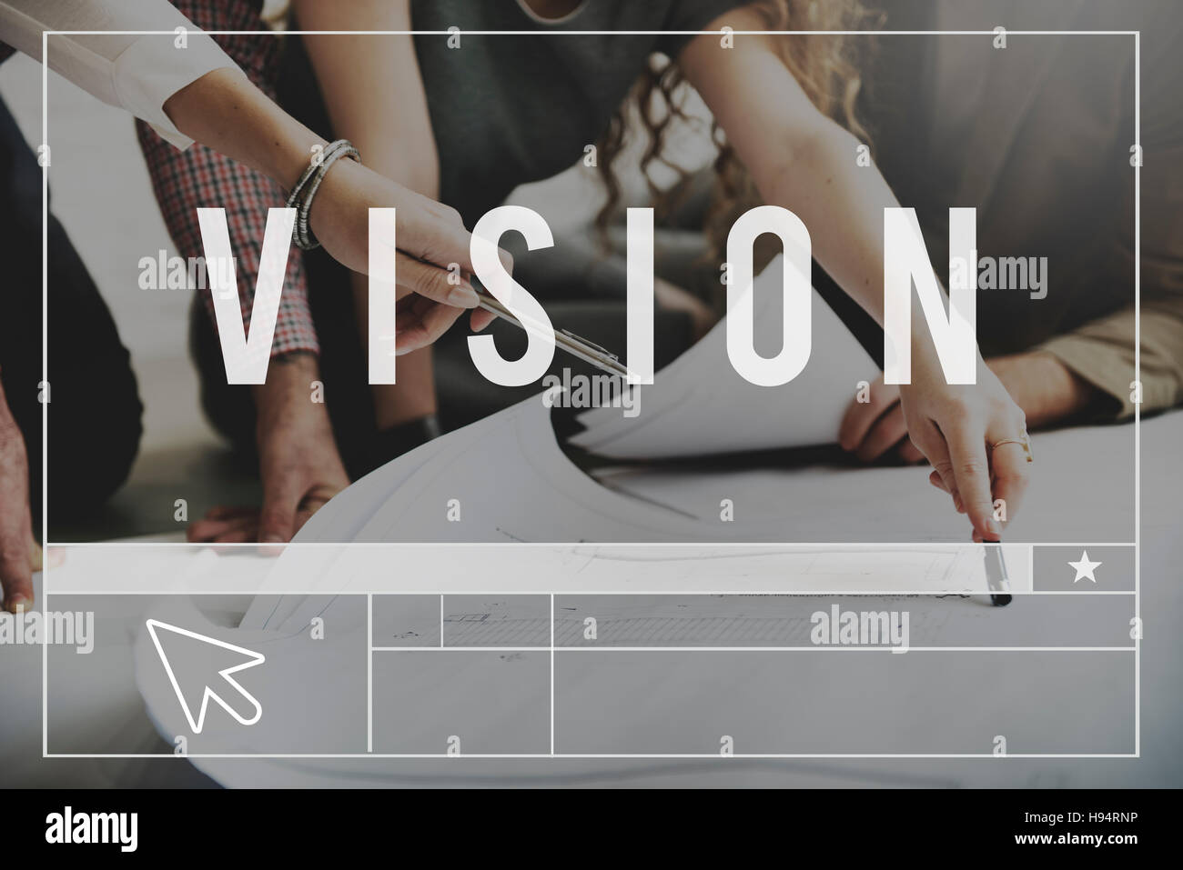 Vision Direction Future Inspiration Motivation Concept Stock Photo - Alamy