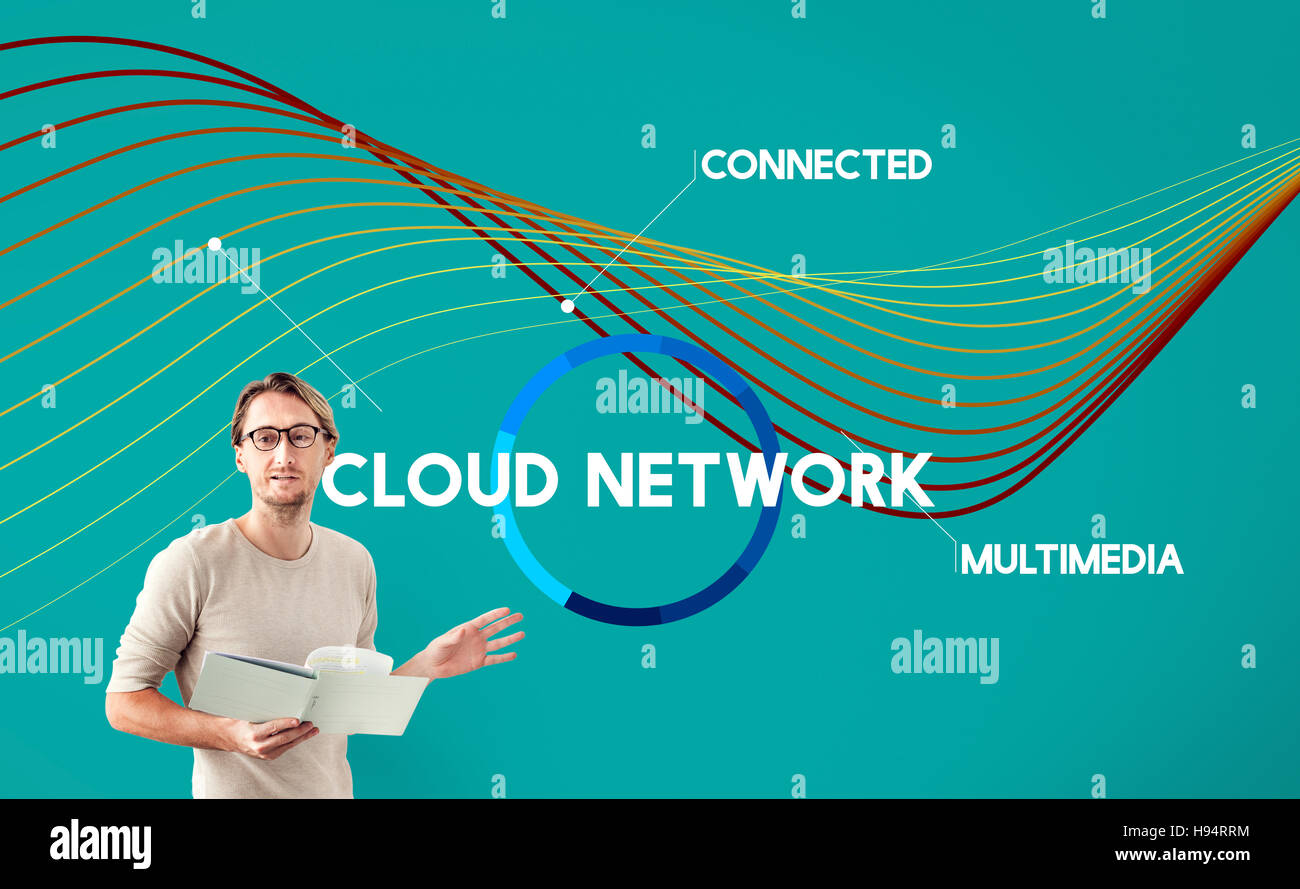 Technology Cloud Network Share Multimedia Concept Stock Photo - Alamy