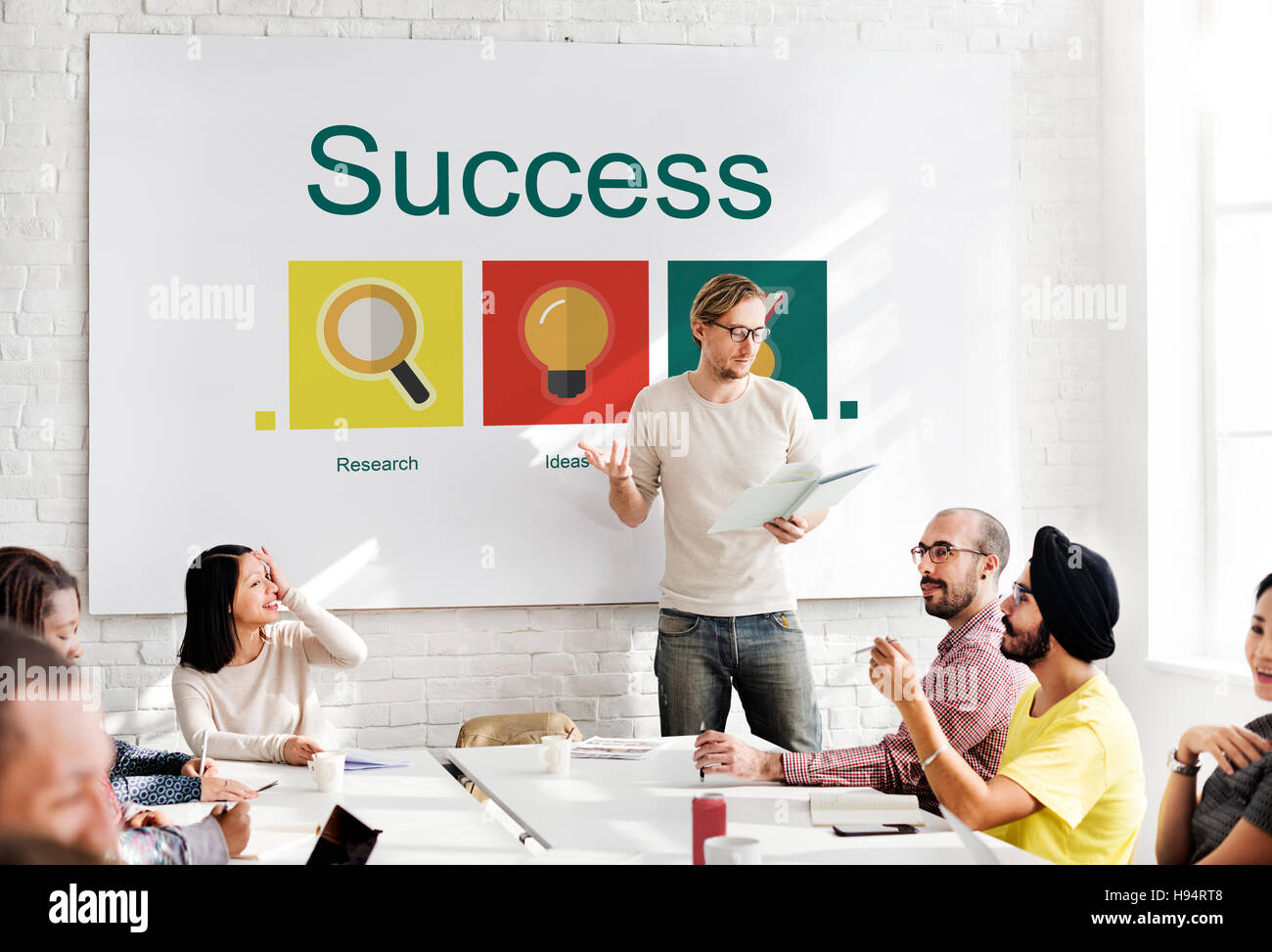 Business Plan Strategy Target Goals Graphic Concept Stock Photo - Alamy