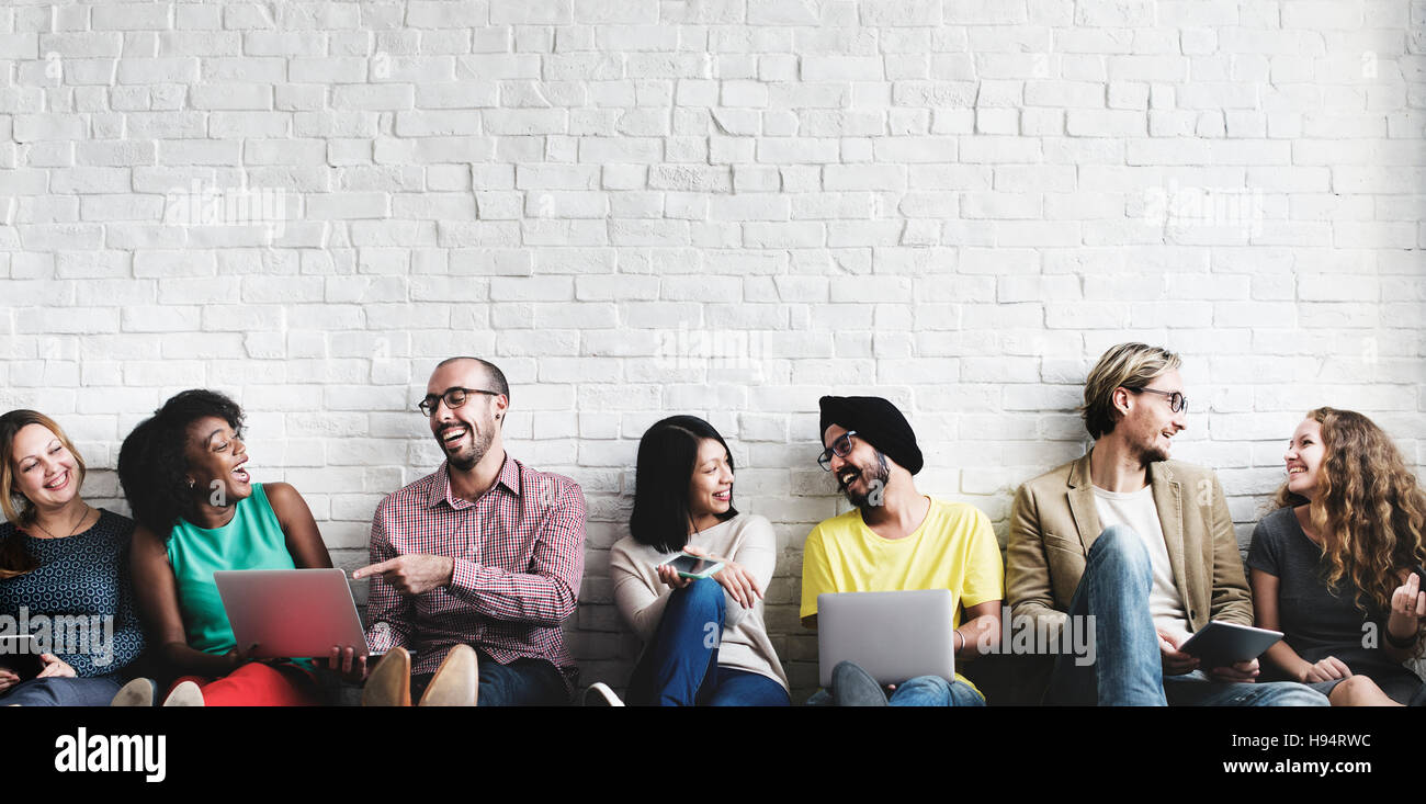 Digital Connection Technology Networking Team Concept Stock Photo - Alamy