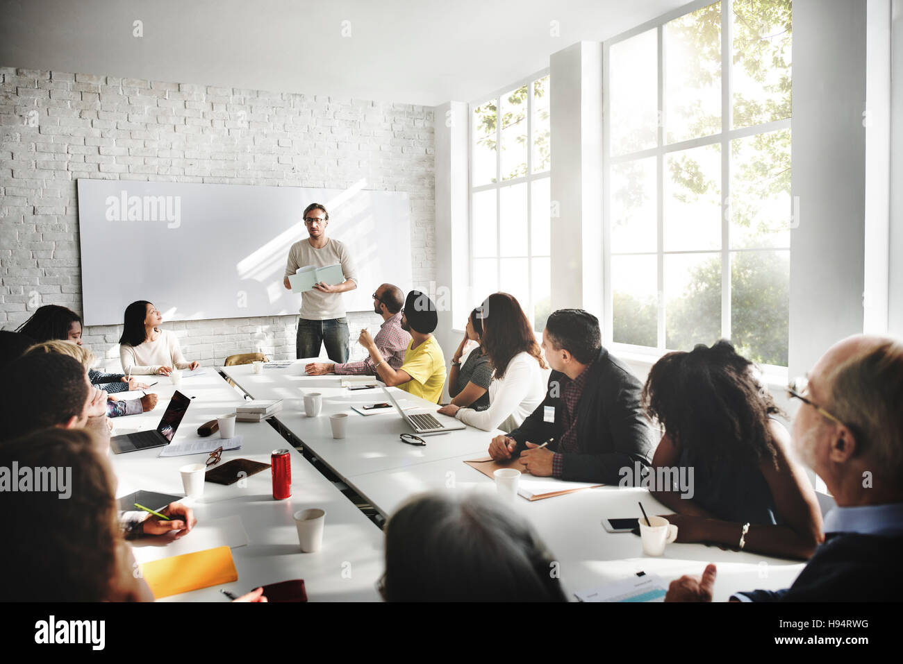 Meeting Business Corporate Business Connection Concept Stock Photo - Alamy