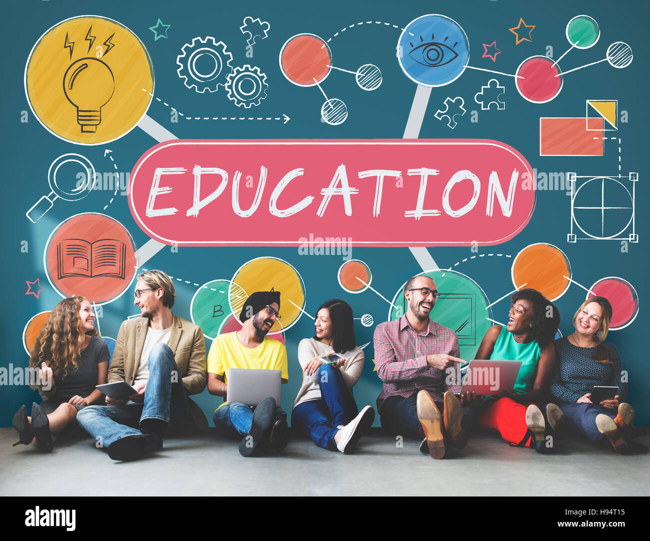 Education Learning Creativity Design Ideas Concept Stock Photo - Alamy