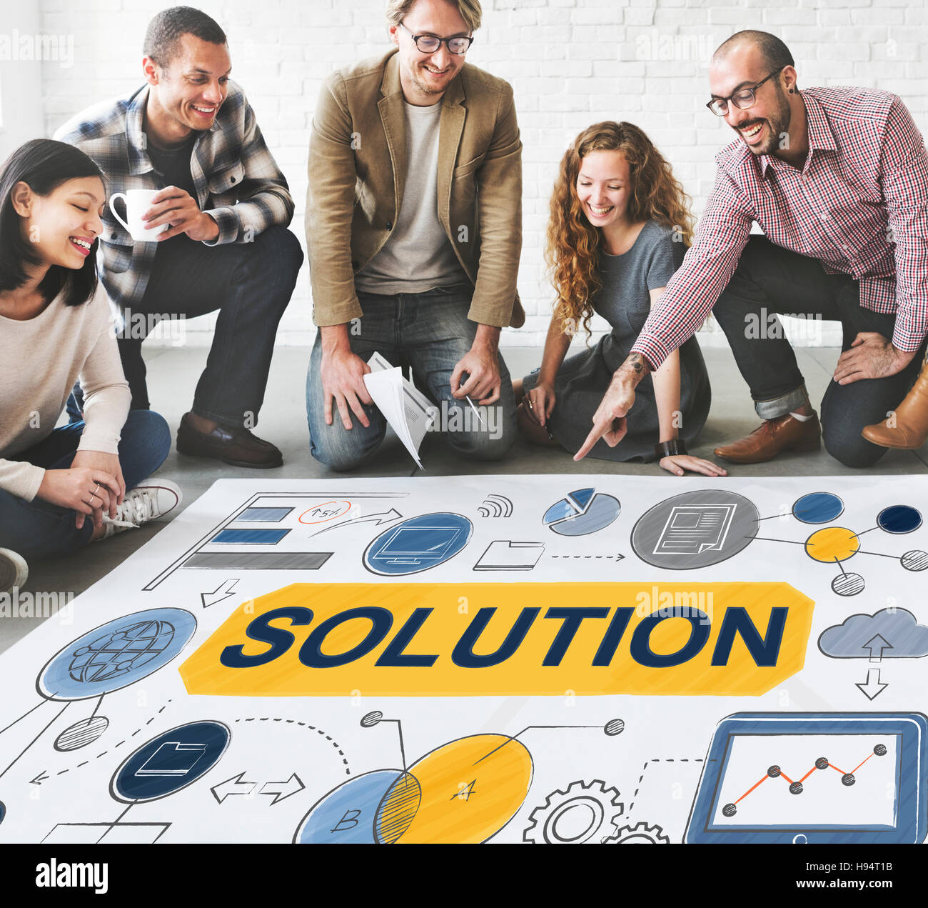 Solution Problem Solving Ideas Strategy Concept Stock Photo - Alamy