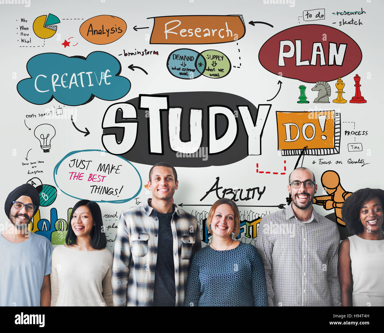 Study Learning Understanding Education Insight Concept Stock Photo - Alamy