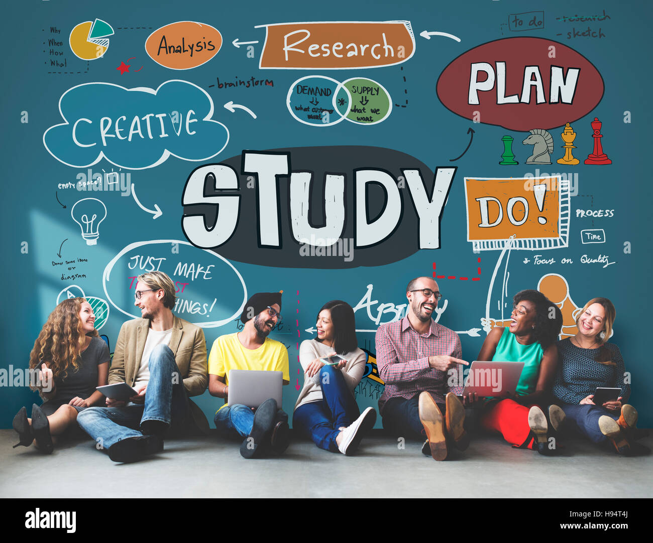 Study Learning Understanding Education Insight Concept Stock Photo - Alamy