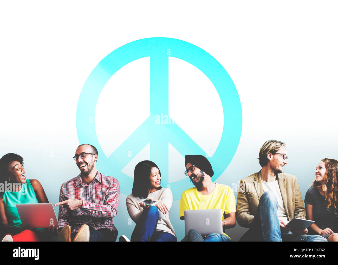 Peaceful Symbol Happiness Liberty Concept Stock Photo - Alamy