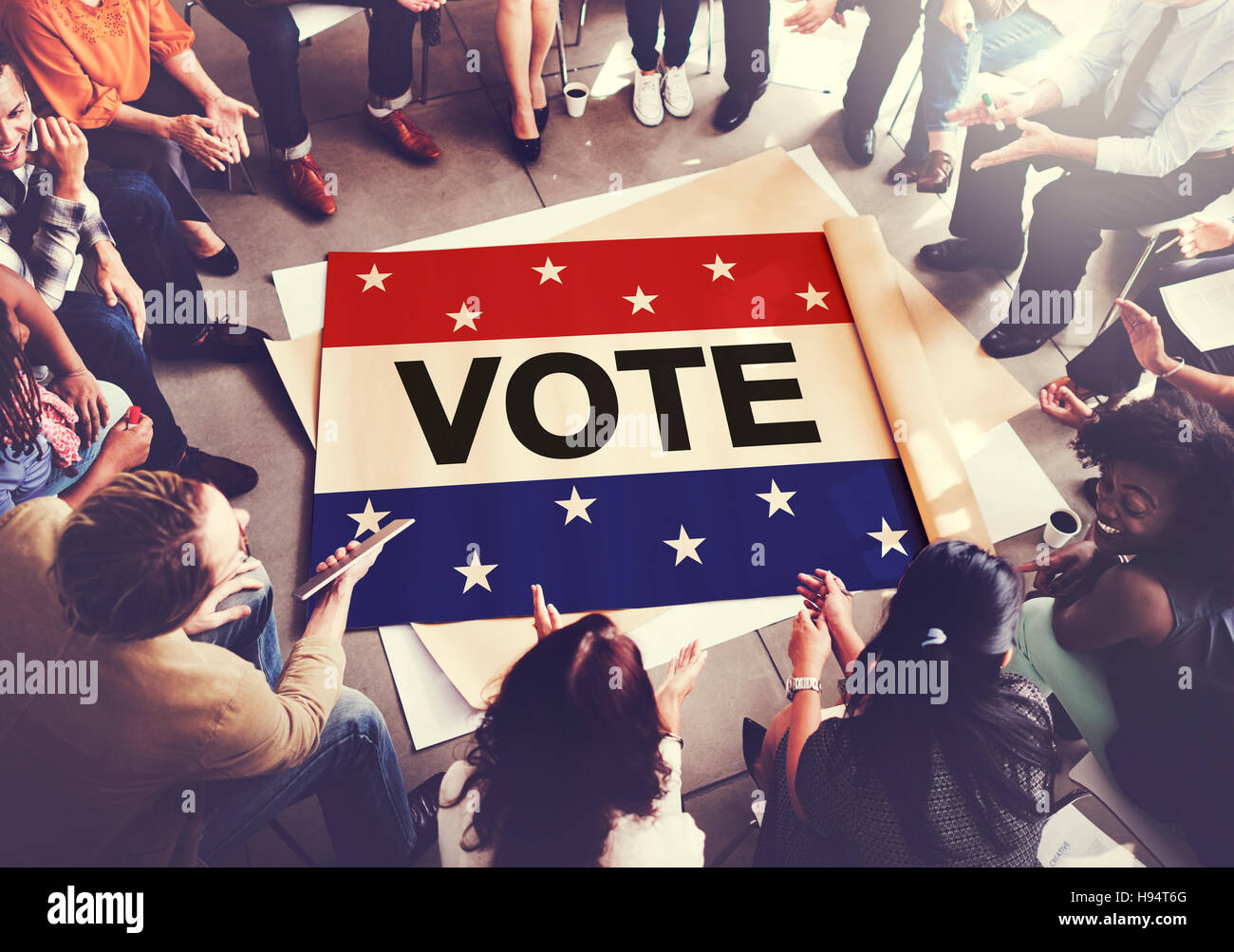 Vote Voting Election Politic Decision Democracy Concept Stock Photo - Alamy