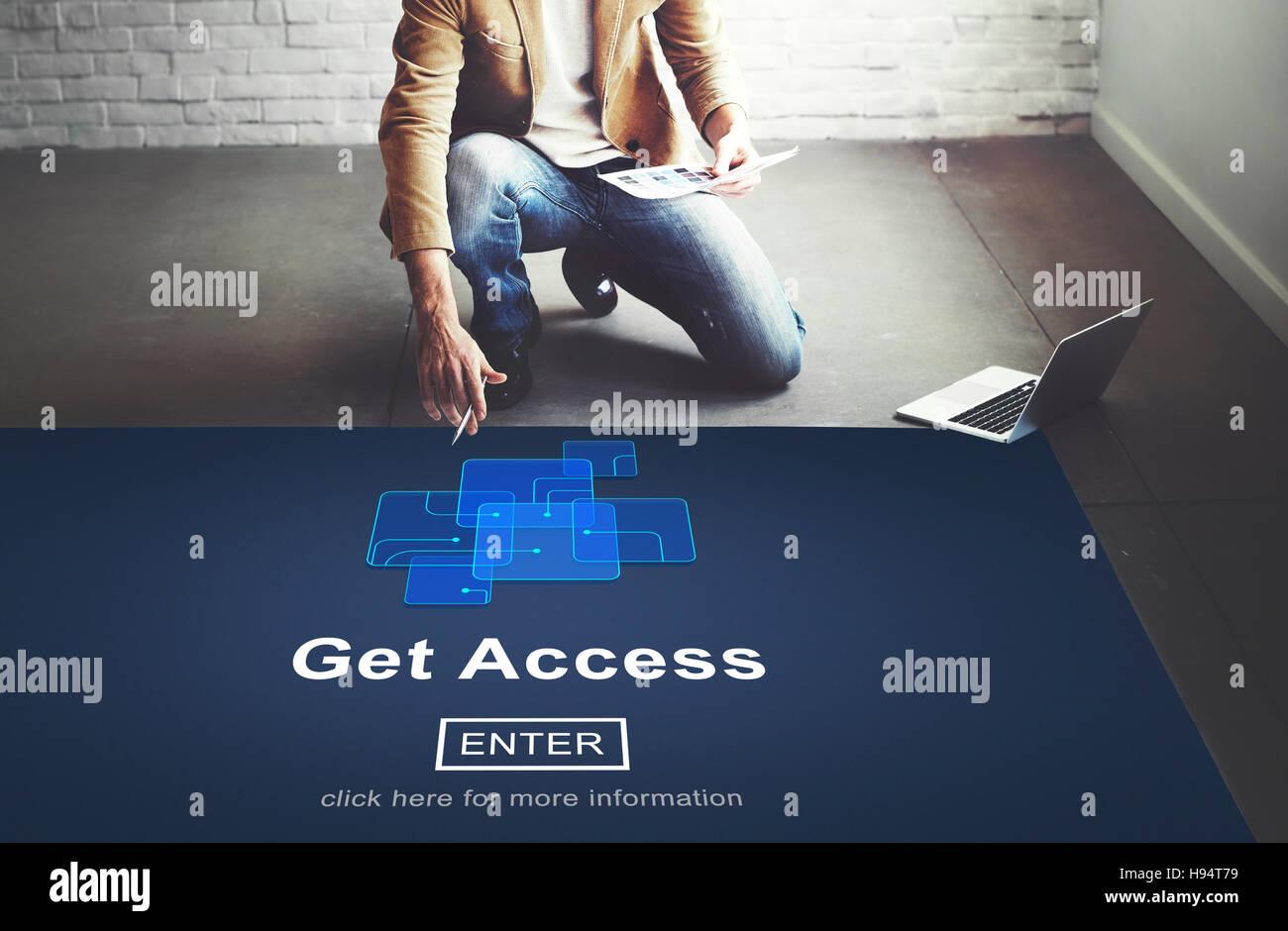 Get Access Availability Obtainable Online Internet Technology Concept ...