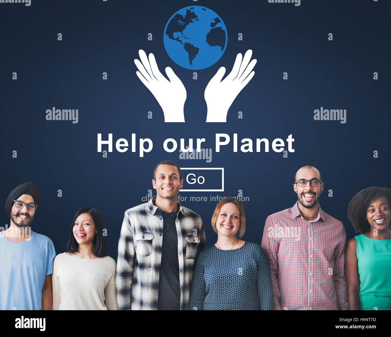 Help Our Planet Environmental Conservation Support Concept Stock Photo ...
