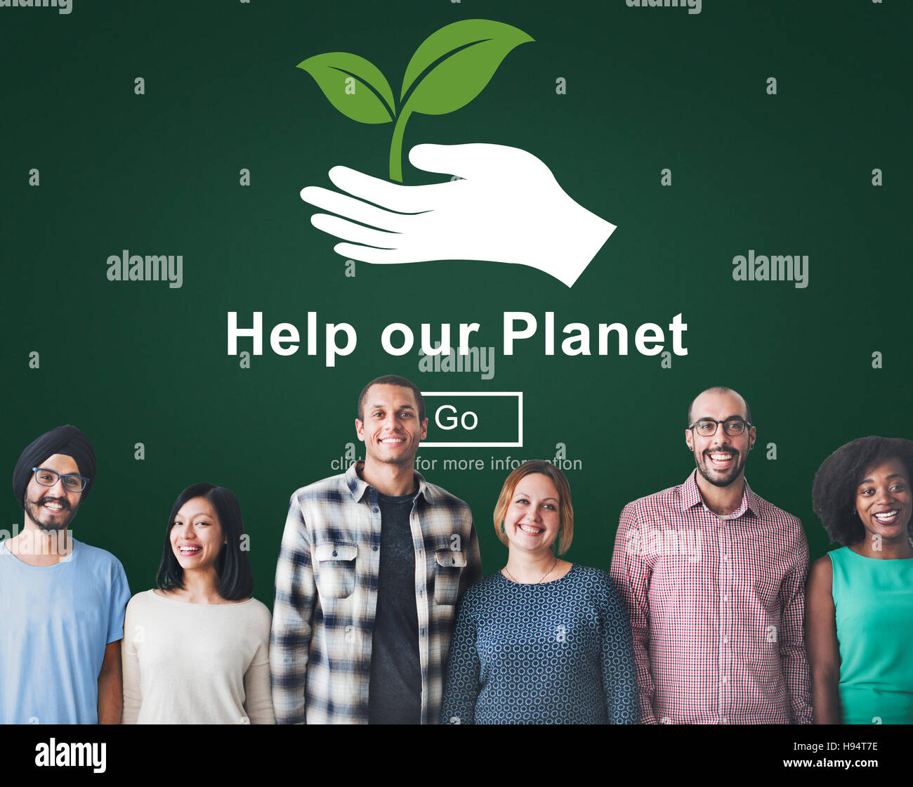 Help Our Planet Environmental Conservation Support Concept Stock Photo ...
