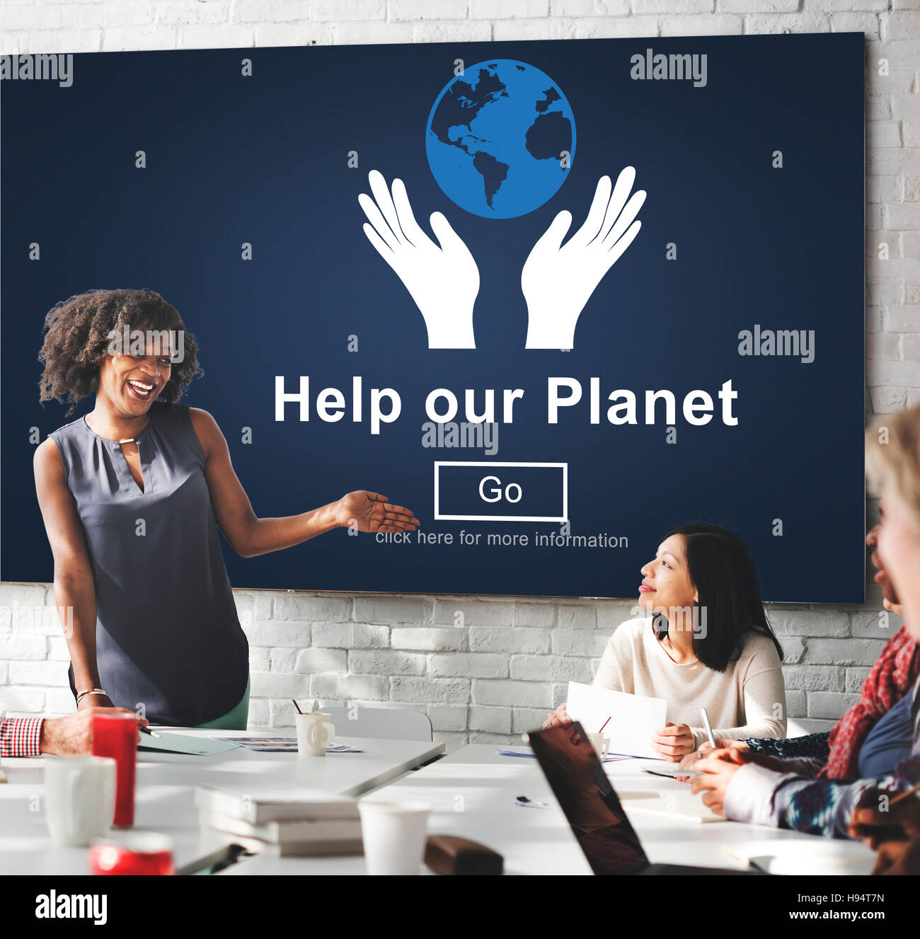 Help Our Planet Environmental Conservation Support Concept Stock Photo ...