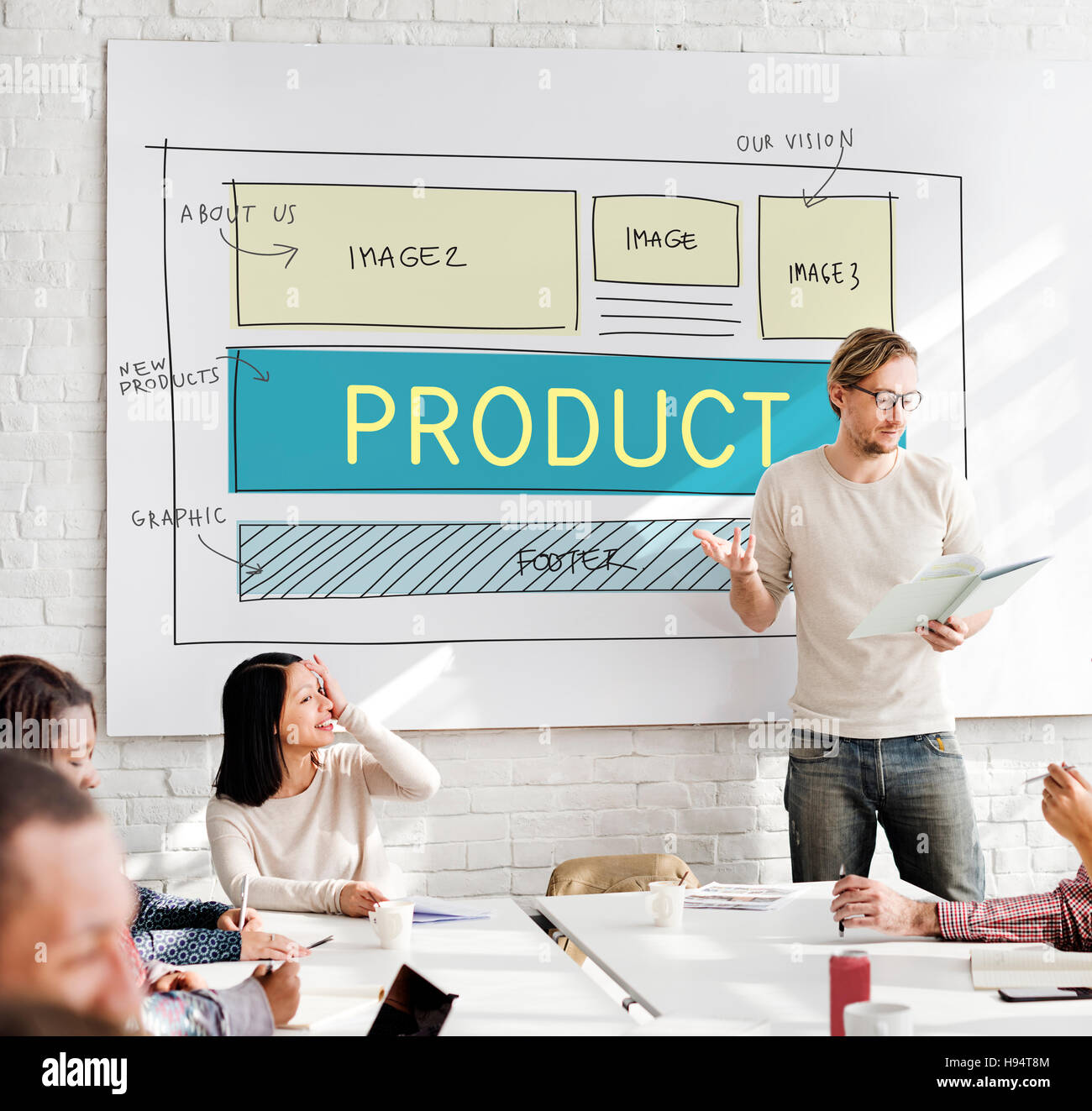 Product Production Manufacturing Supply Distribution Concept Stock ...
