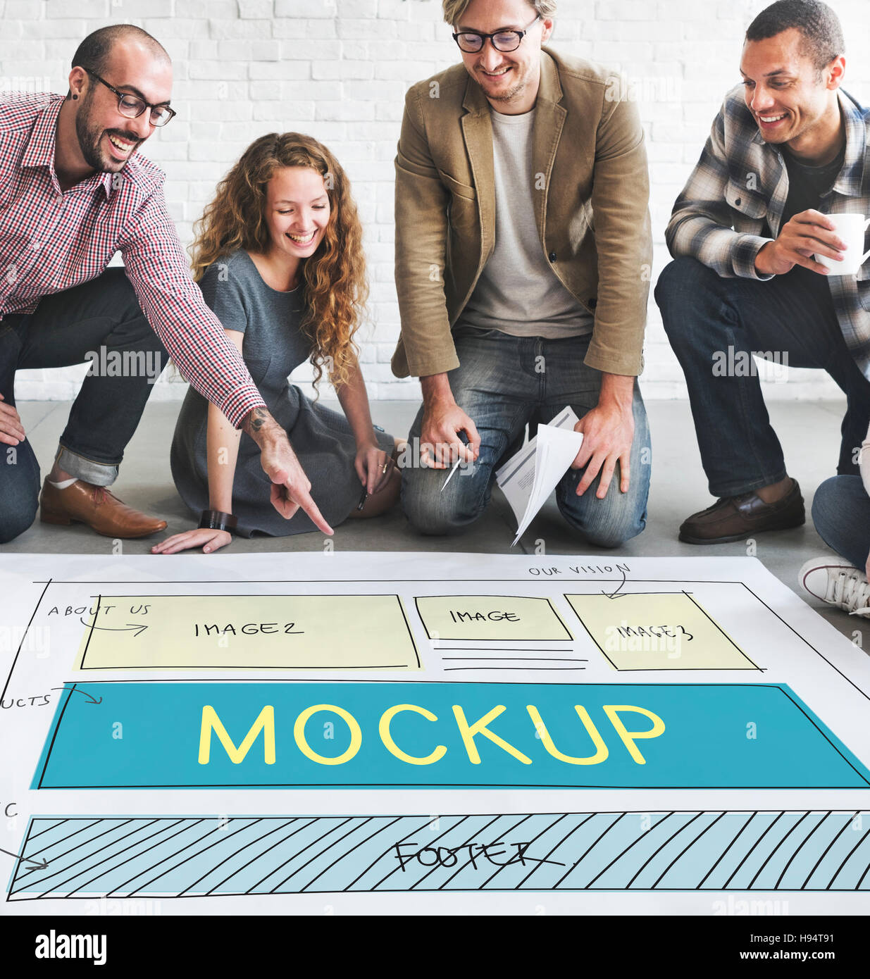 Mockup Object Imitate Model Replica Design Reproduce Concept Stock ...