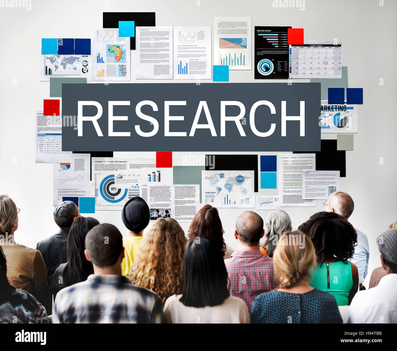 Research Exploration Facts Feedback Information Concept Stock Photo - Alamy