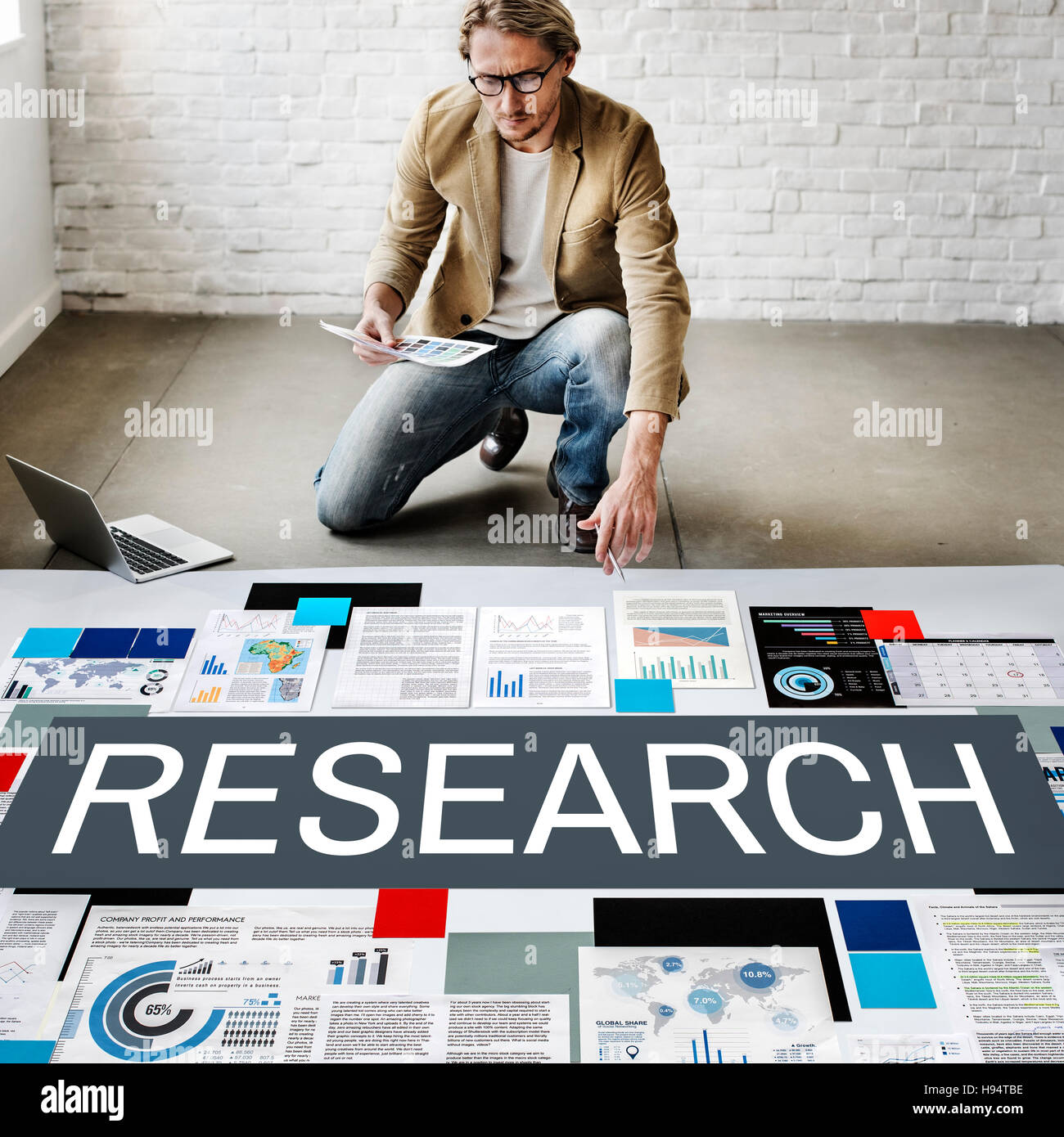 Research Exploration Facts Feedback Information Concept Stock Photo - Alamy