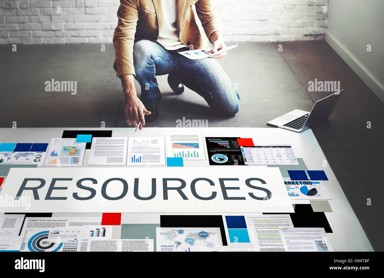 Resources Employee Hiring Management Concept Stock Photo - Alamy