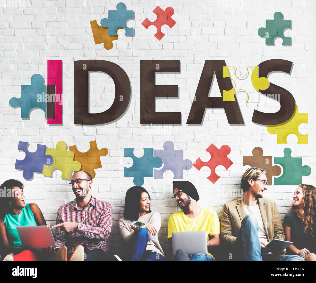 Ideas Creativity Thinking Objective Vision Concept Stock Photo - Alamy
