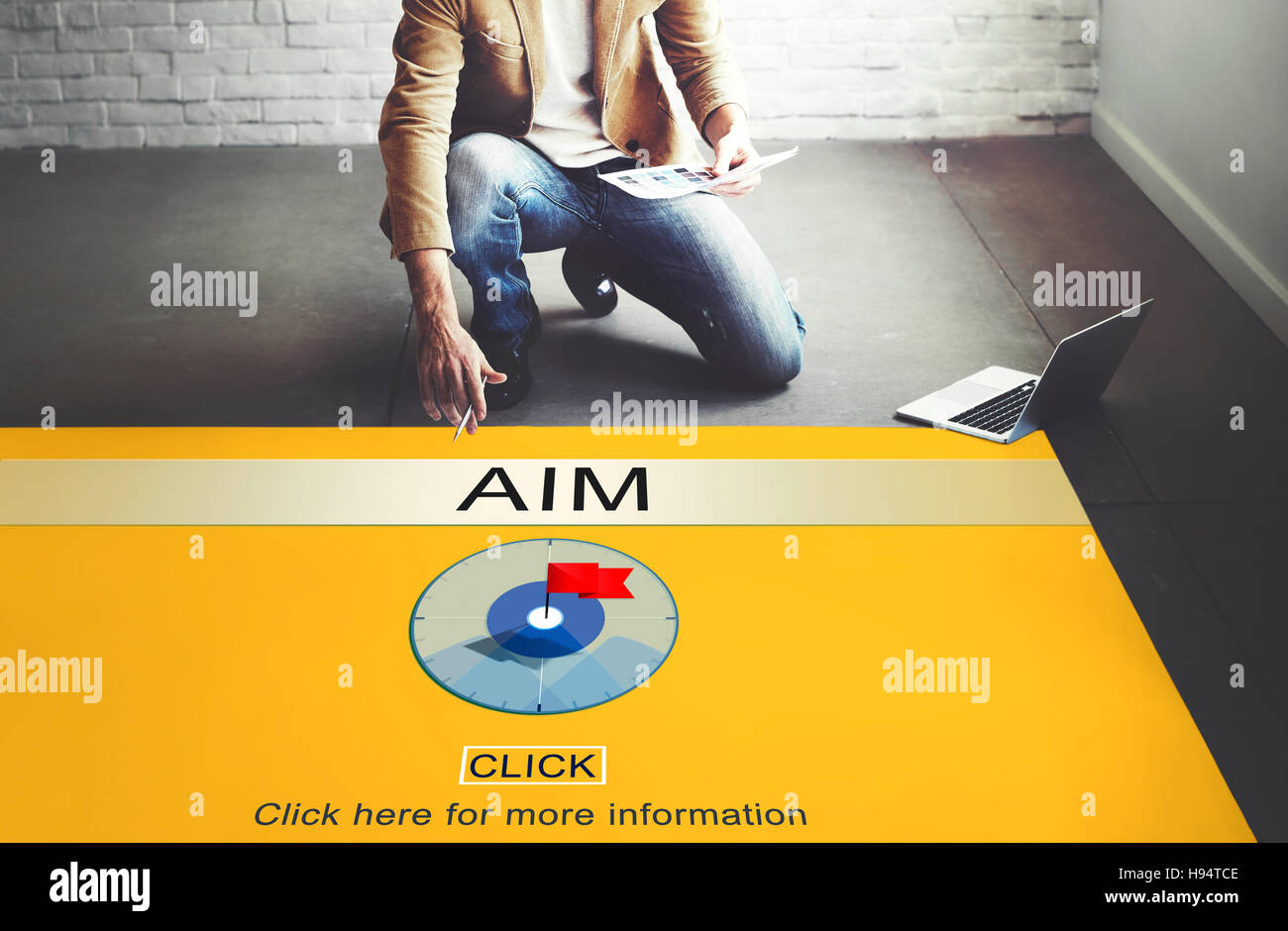 Aim Goal Inspiration Solution Strategy Target Concept Stock Photo - Alamy
