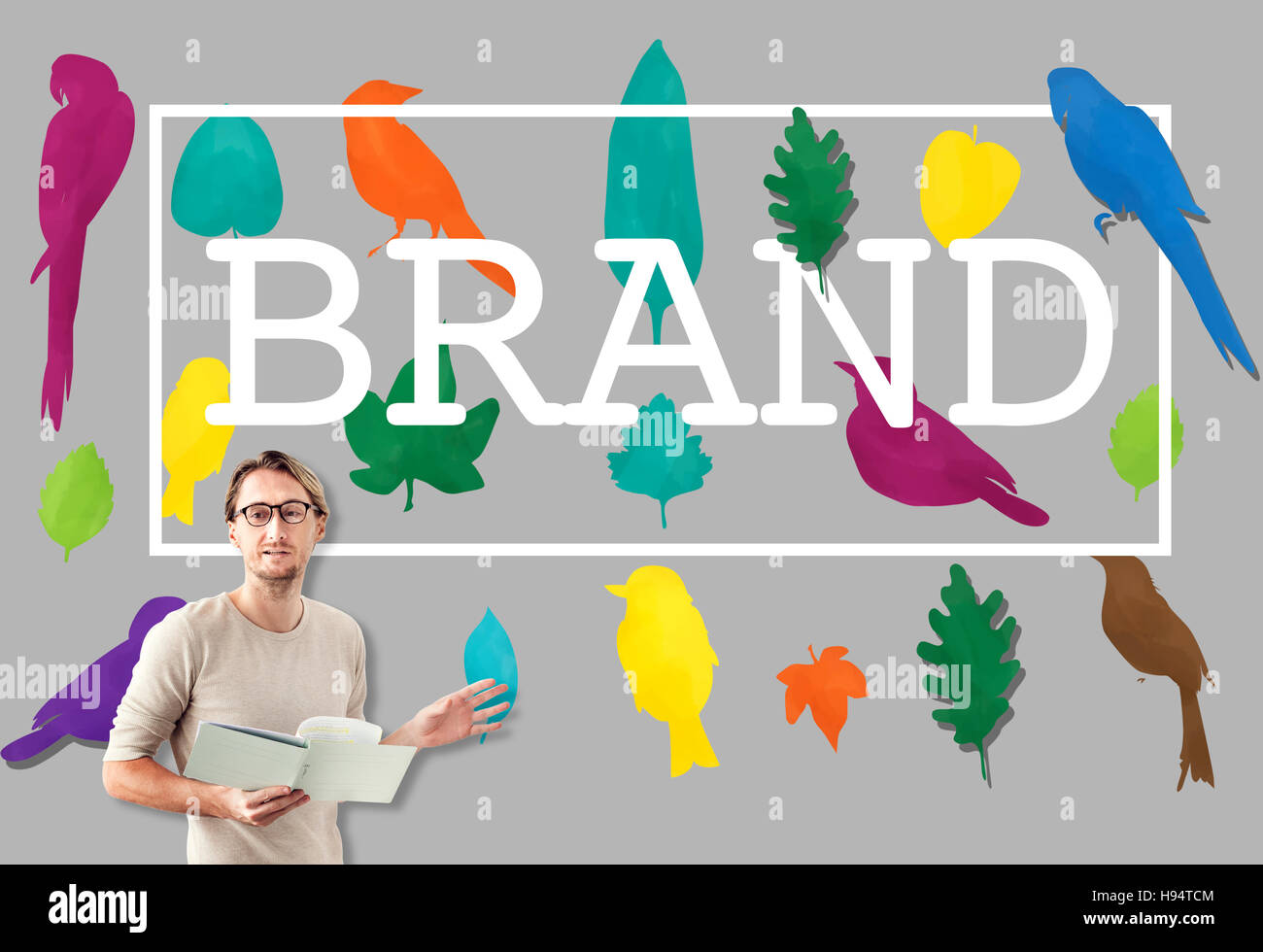 Brand Branding Trademark Logo Copyright Concept Stock Photo - Alamy