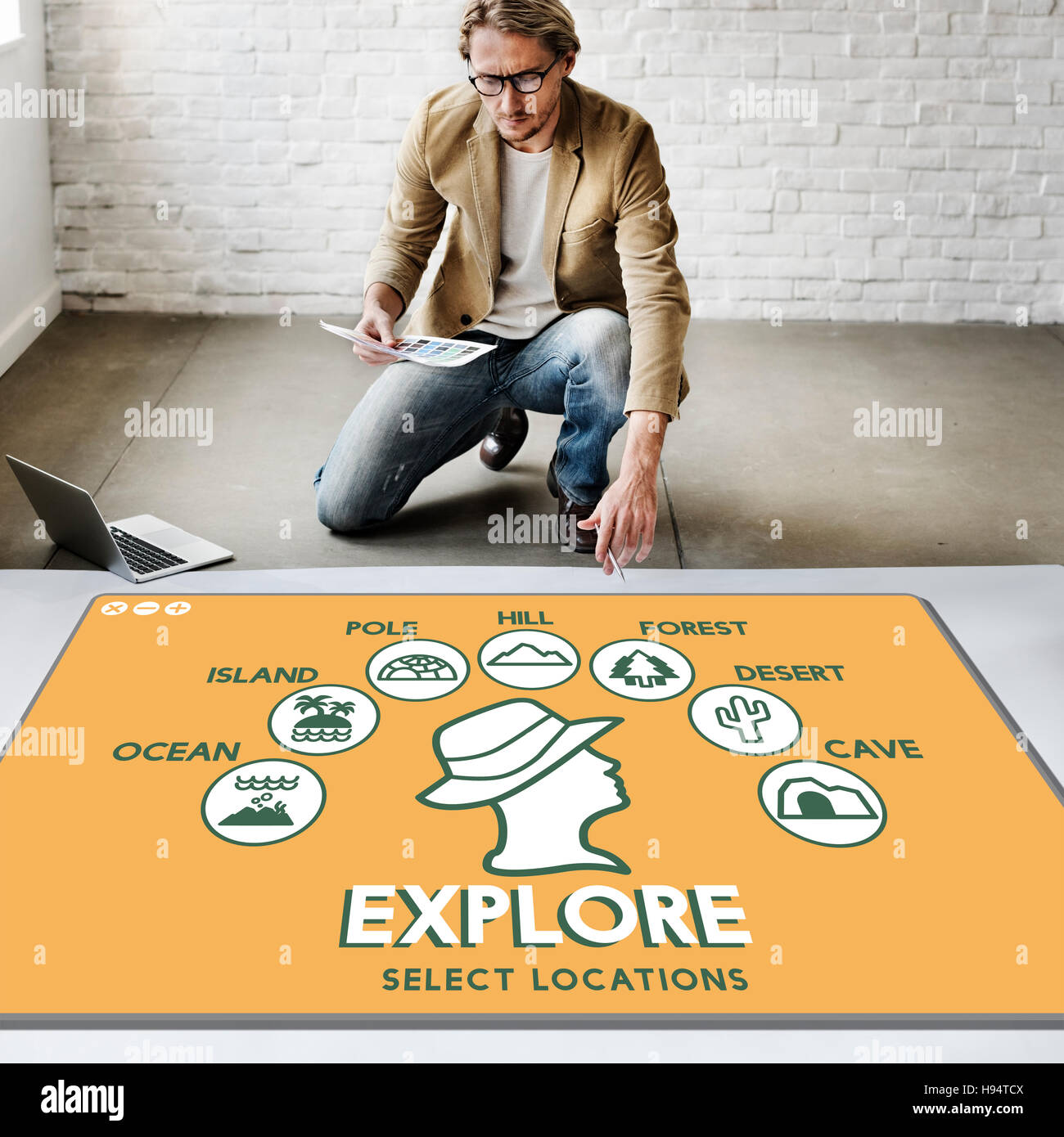 Explore Adventure Travel Journey Experience Concept Stock Photo - Alamy