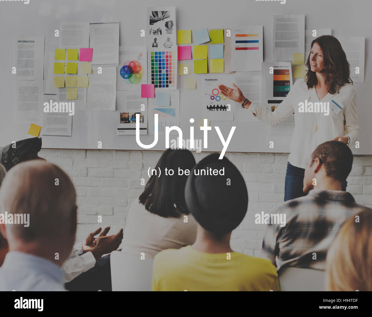 Unity Community Connection Cooperation Team Concept Stock Photo - Alamy