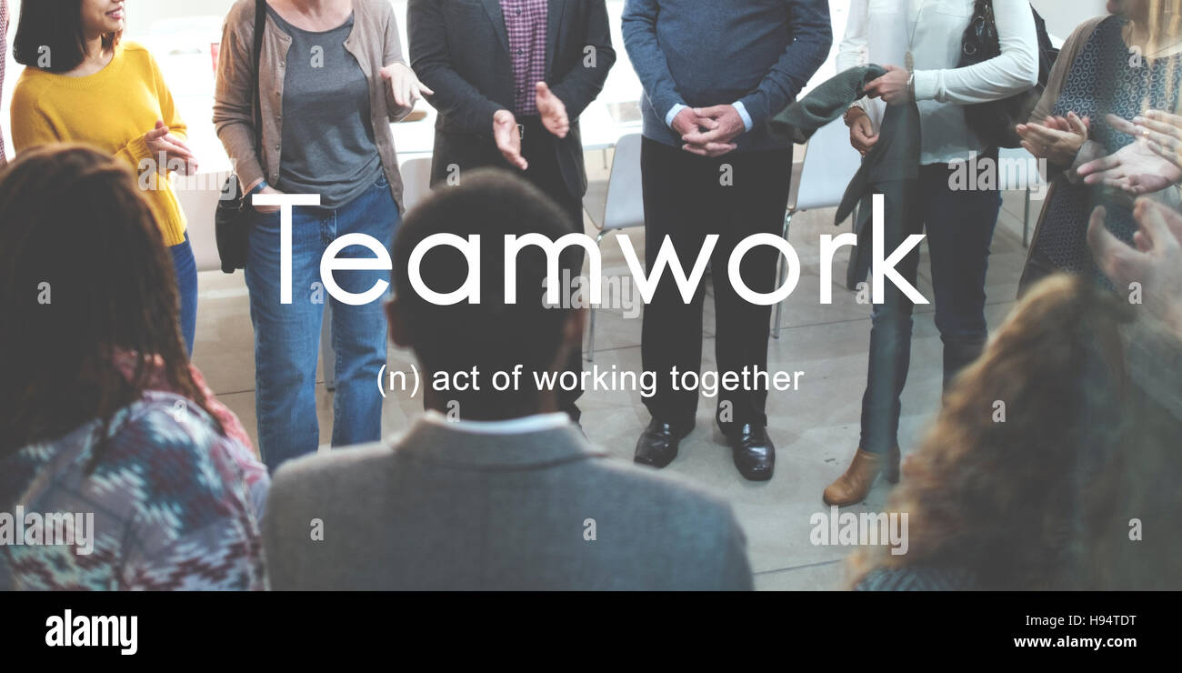 Teamwork Alliance Collaboration Company Team Concept Stock Photo - Alamy