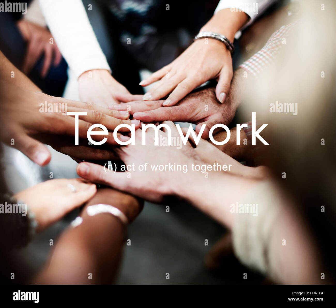 Teamwork Alliance Collaboration Company Team Concept Stock Photo - Alamy