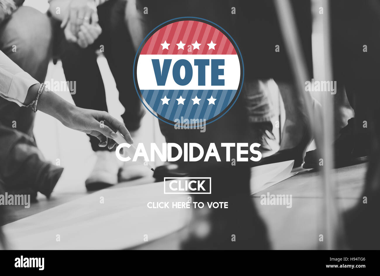 Candidate Candidates Choosing Diversity Vote Concept Stock Photo - Alamy