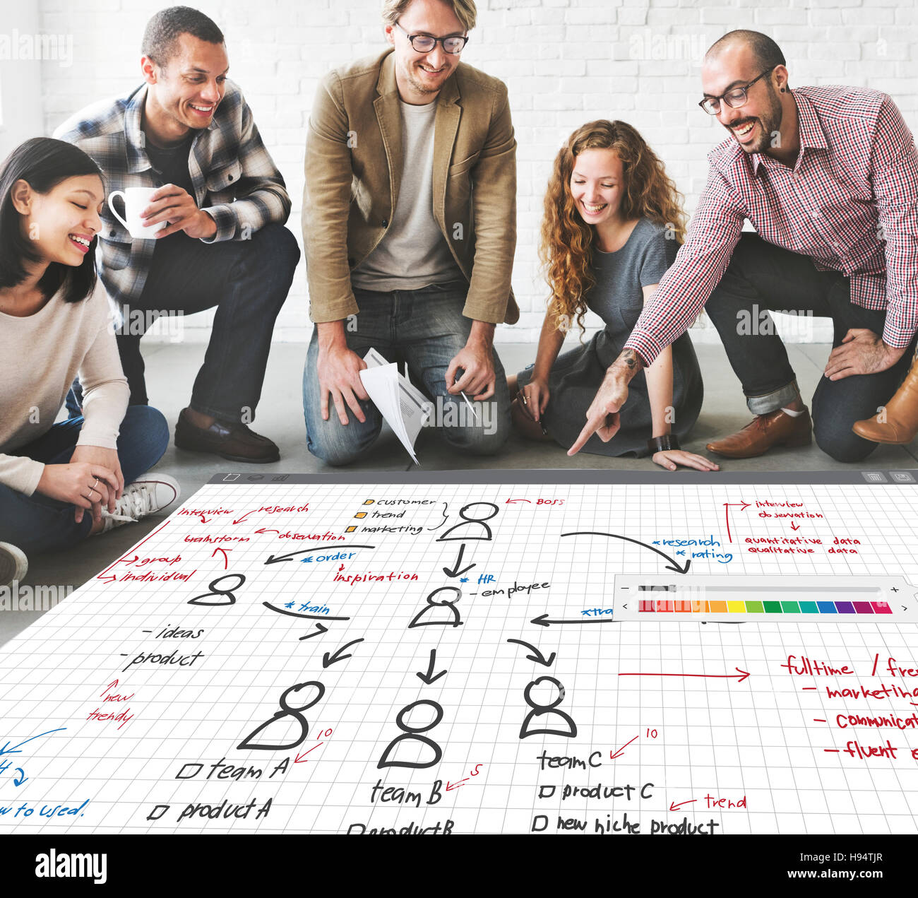 Organization Chart Management Planning Concept Stock Photo - Alamy