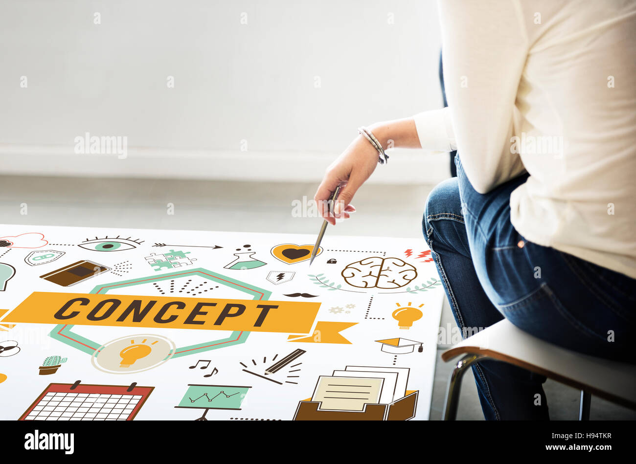 Conceptualize Conception Conceptual Ideas Plan Concept Stock Photo - Alamy
