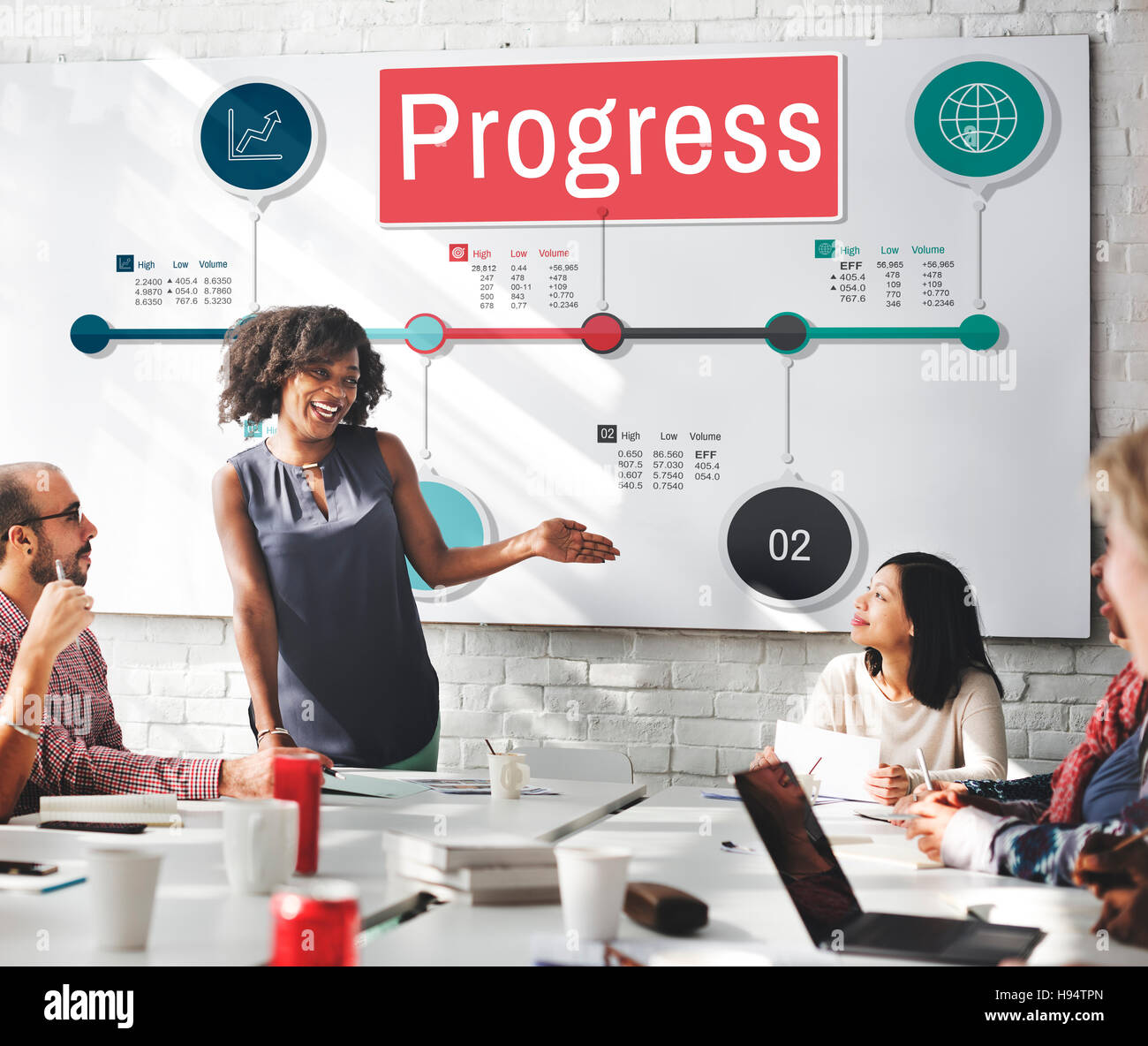 Progress Improvement Investment Mission Develoment Concept Stock Photo ...