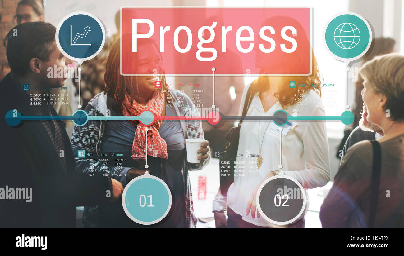 Progress Improvement Investment Mission Develoment Concept Stock Photo ...