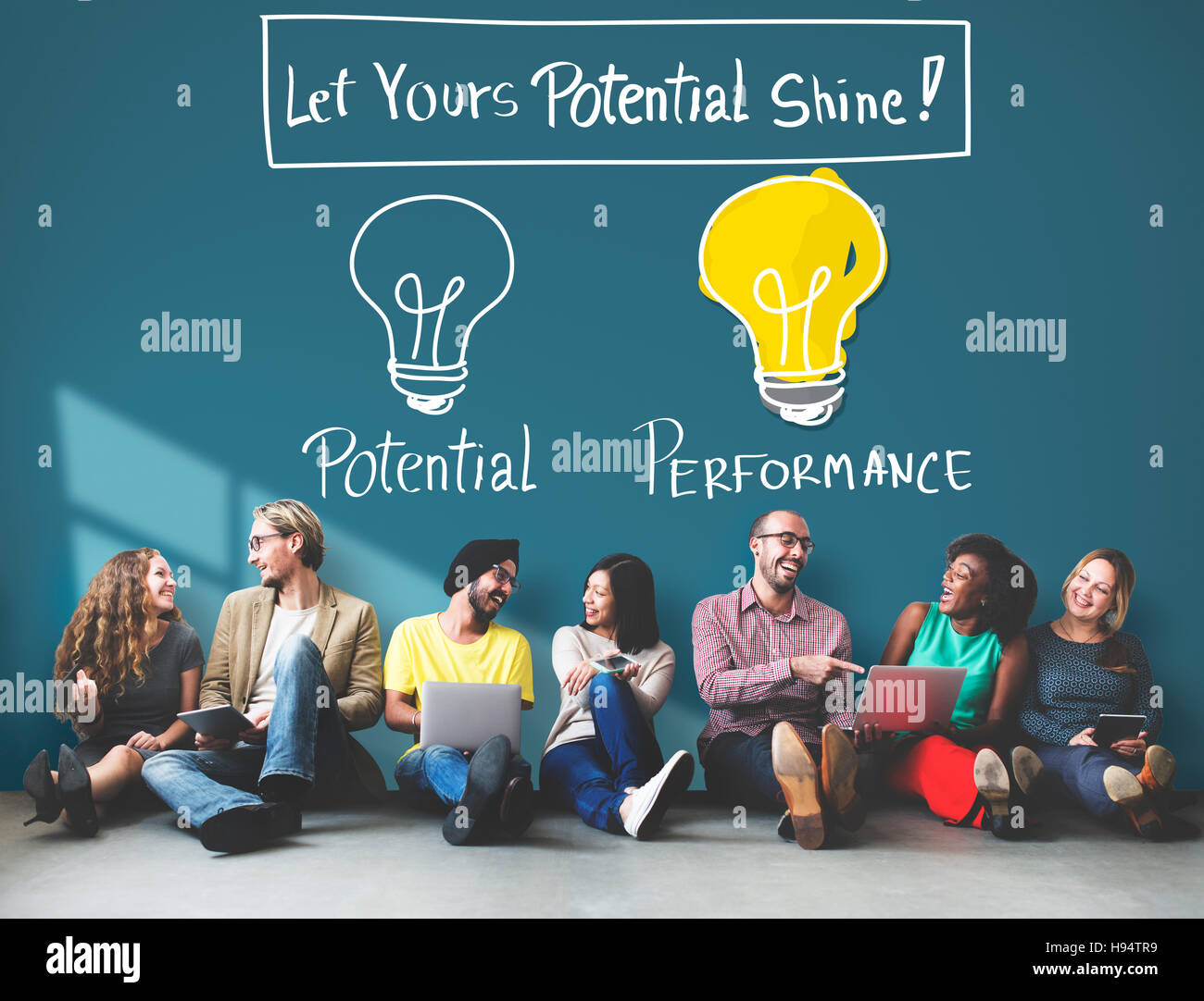 Potential Performance Capacity Motivation Skill Concept Stock Photo - Alamy