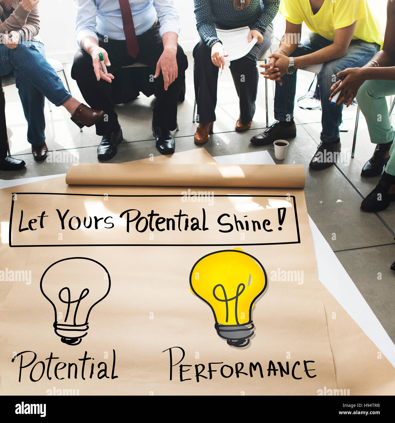 Potential Performance Capacity Motivation Skill Concept Stock Photo - Alamy