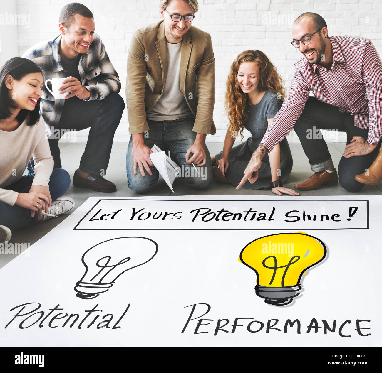 Potential Performance Capacity Motivation Skill Concept Stock Photo - Alamy