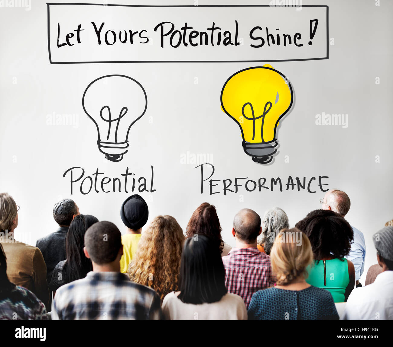 Potential Performance Capacity Motivation Skill Concept Stock Photo - Alamy