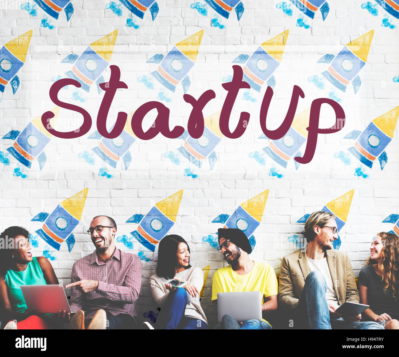 Start Up Launch Business Strategy Development Concept Stock Photo - Alamy