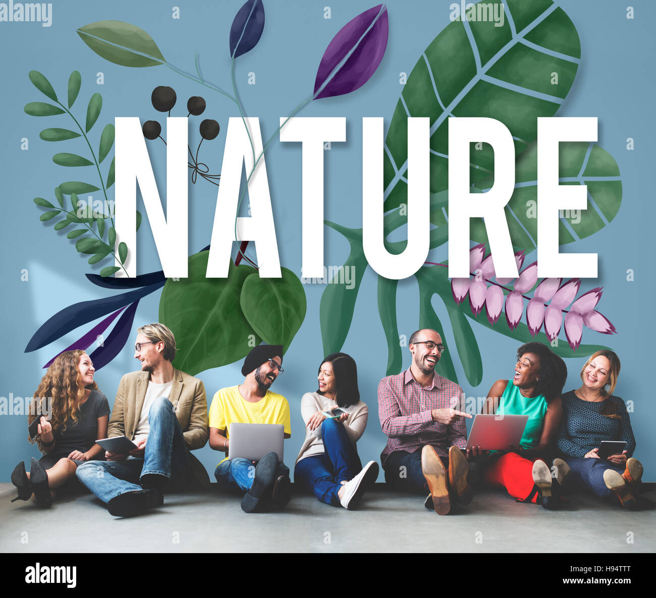 Nature Environment Green Earth Growth Natural Concept Stock Photo - Alamy