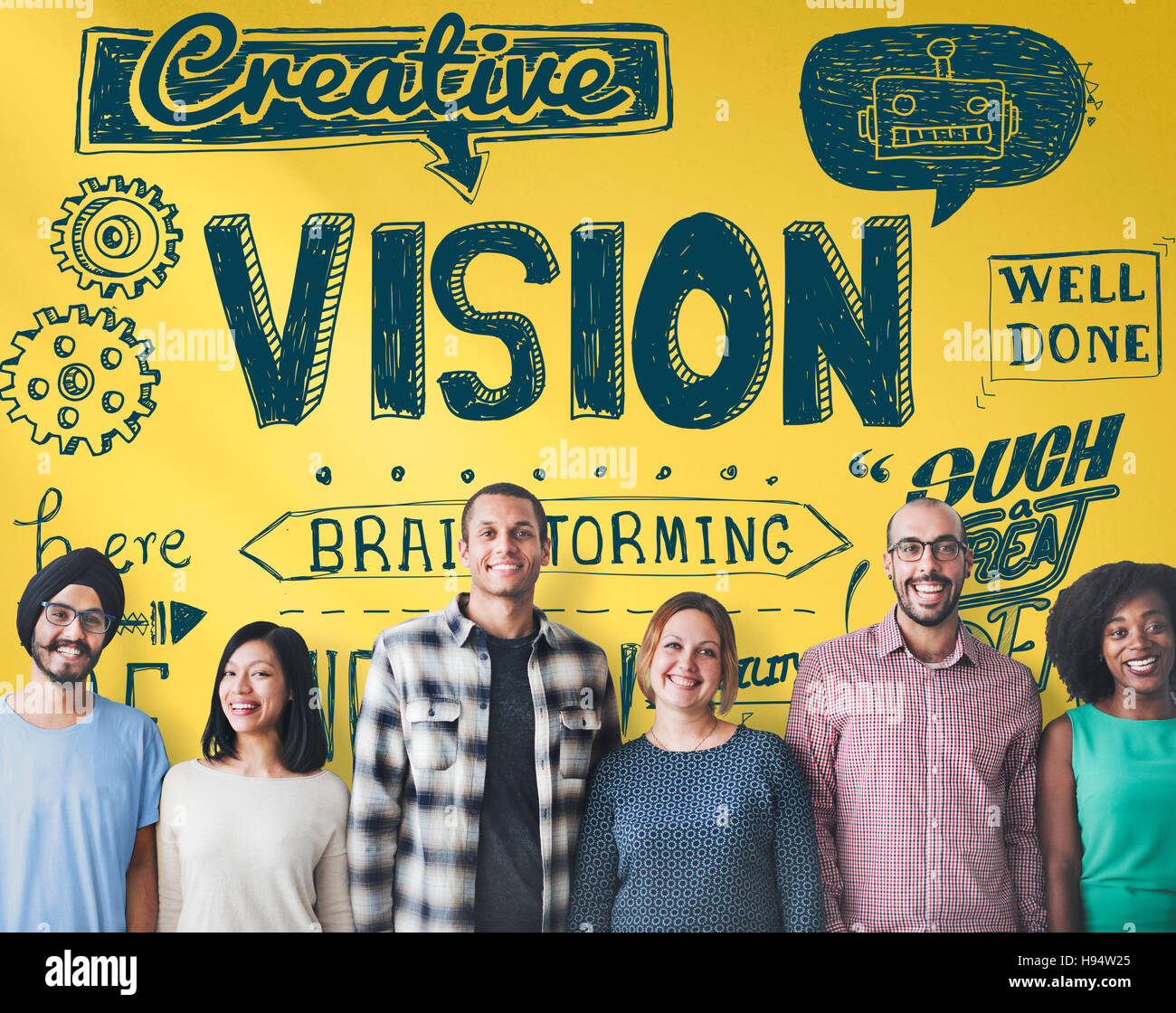 Vision Creative Ideas Inspiration Target Concept Stock Photo - Alamy