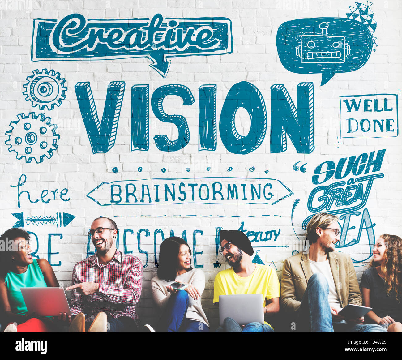 Vision Creative Ideas Inspiration Target Concept Stock Photo - Alamy