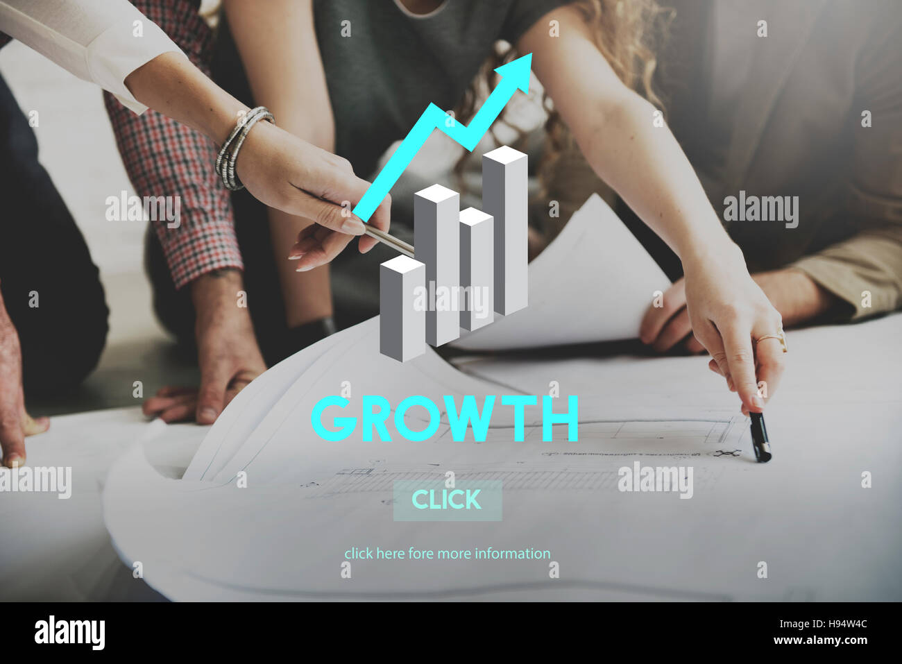 Grwoth Business Launch Success Improvement Concept Stock Photo - Alamy