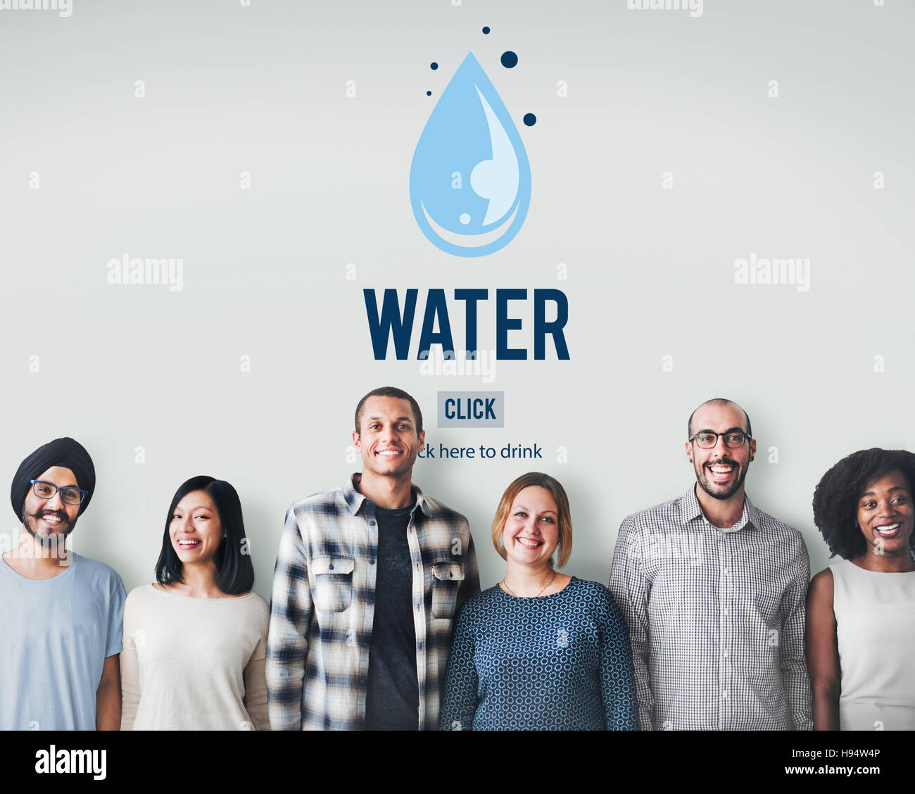 Water Drop Recycling Save Ecology Concept Stock Photo - Alamy