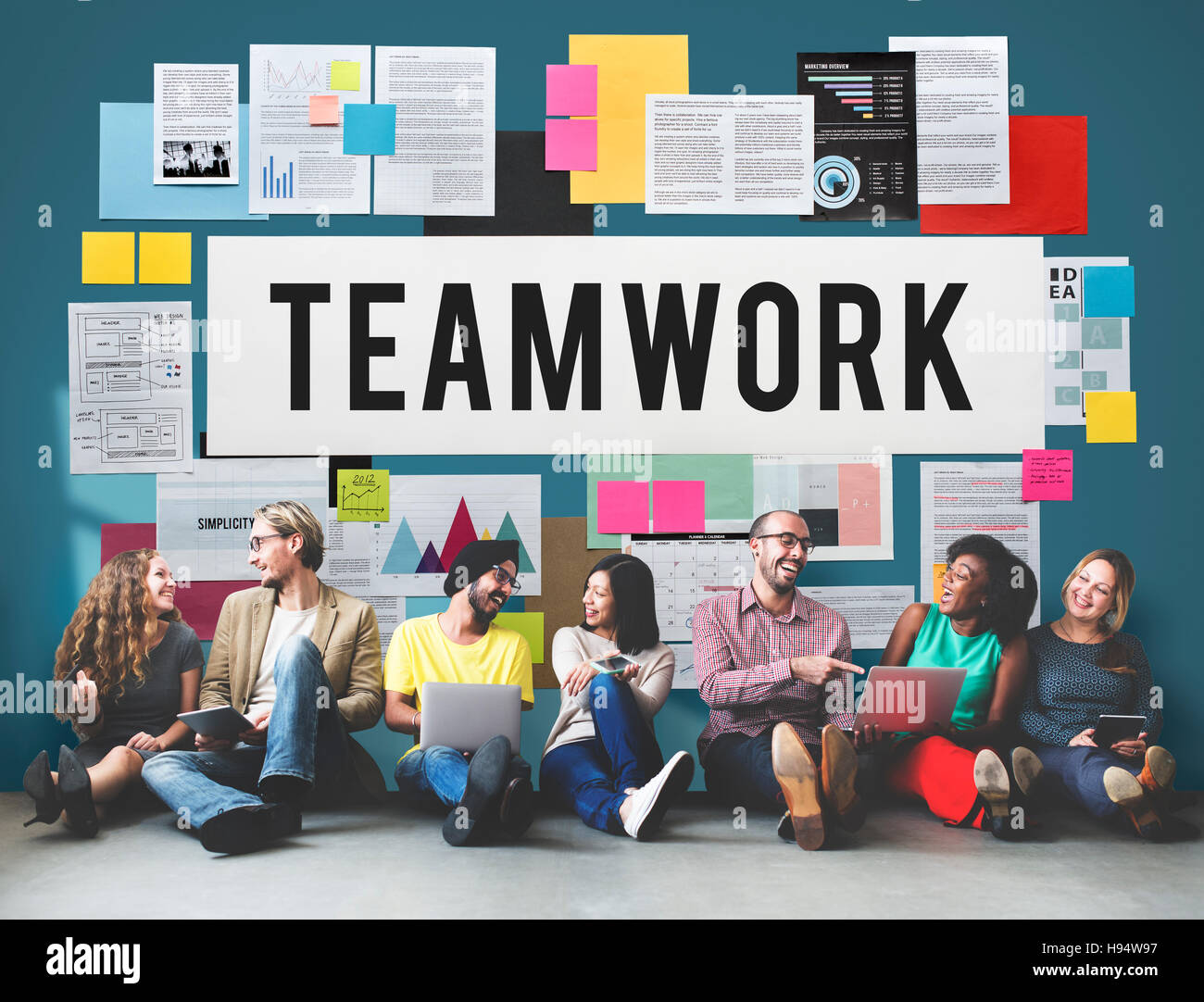 Teamwork Alliance Association Collaboration Concept Stock Photo - Alamy