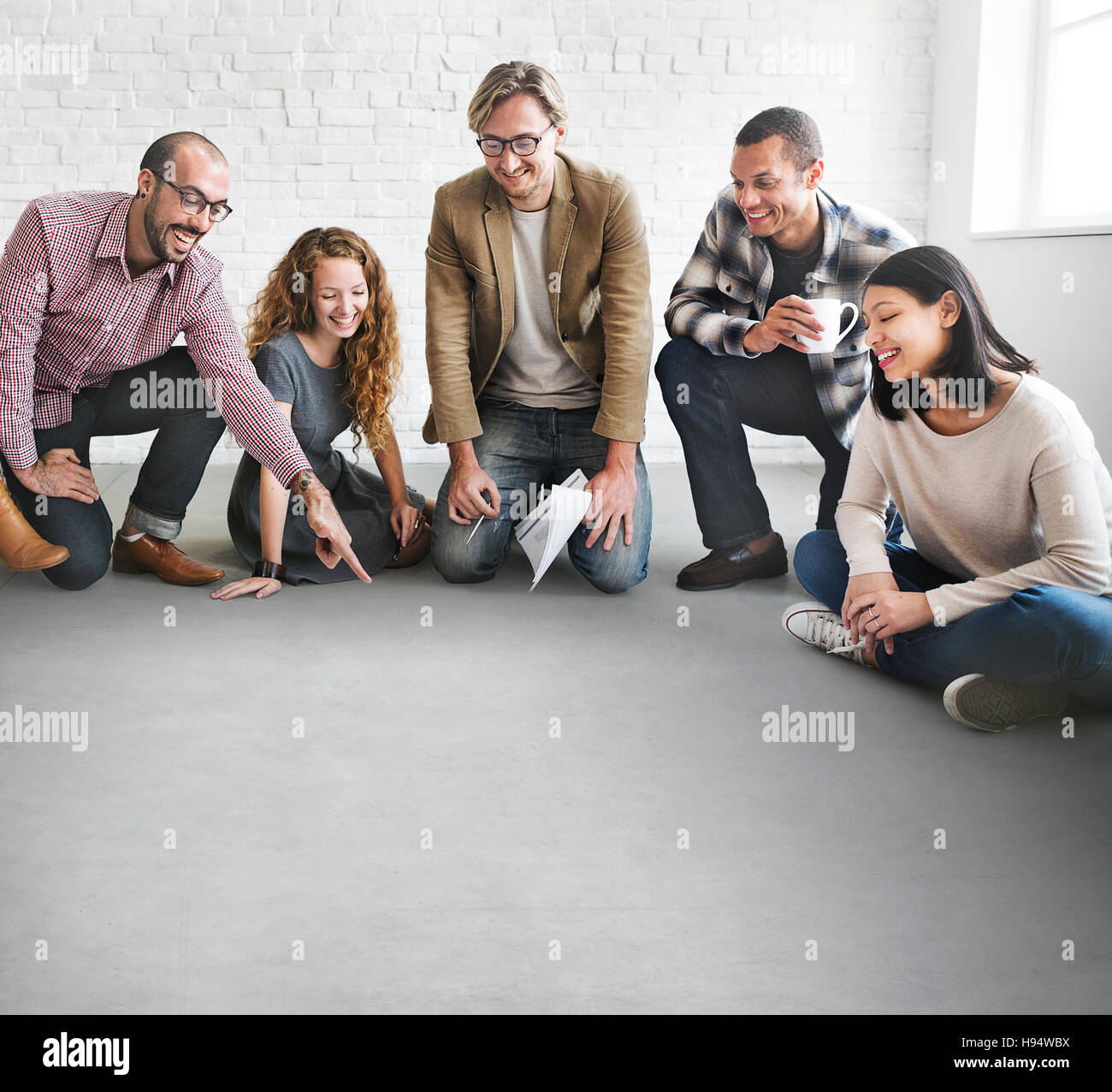Architect DesignTeam Discussion Ideas Concept Stock Photo - Alamy