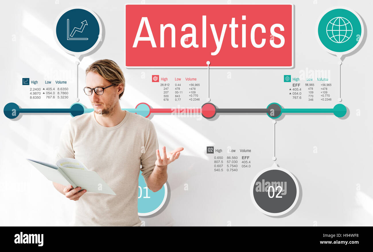 Analytics Analysis Insight Connect Data Concept Stock Photo - Alamy
