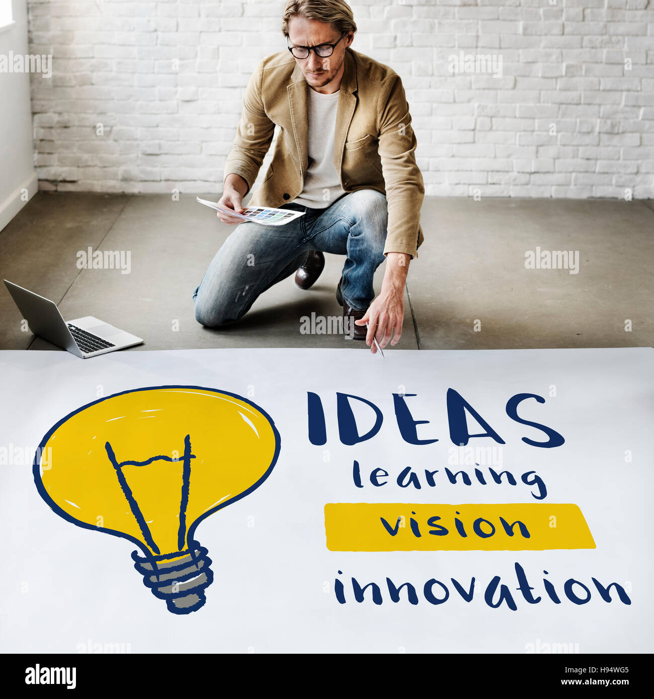 Light Bulb Ideas Creativity Innovation Invention Concept Stock Photo ...
