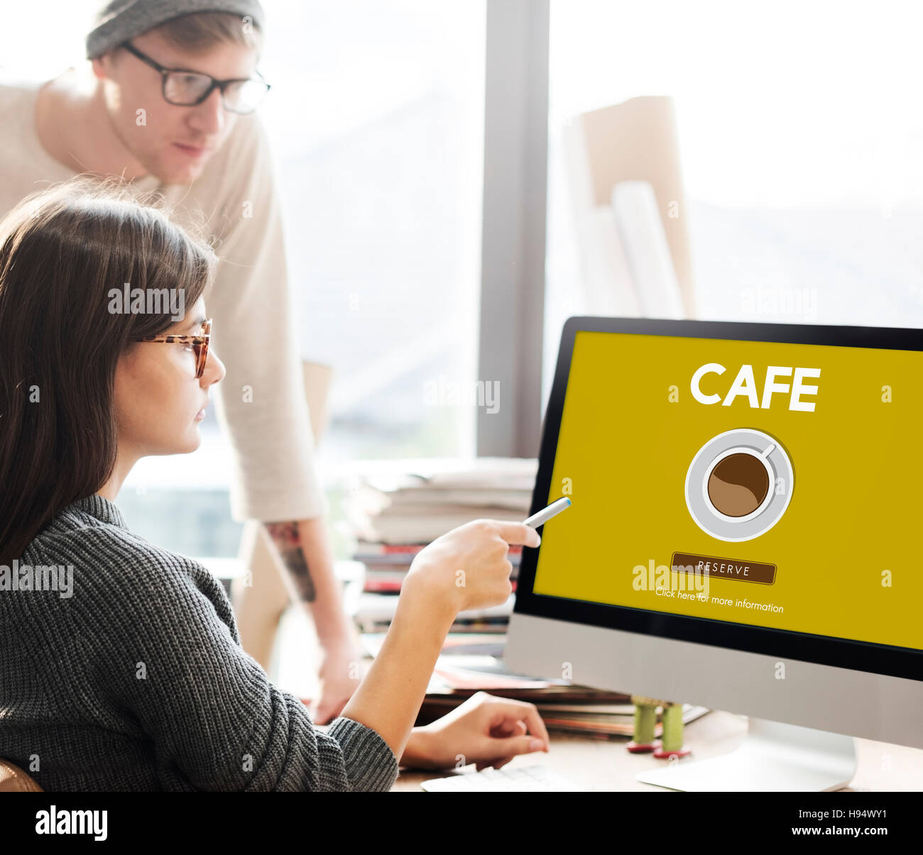 Coffee Break Drink Free Time Concept Stock Photo - Alamy