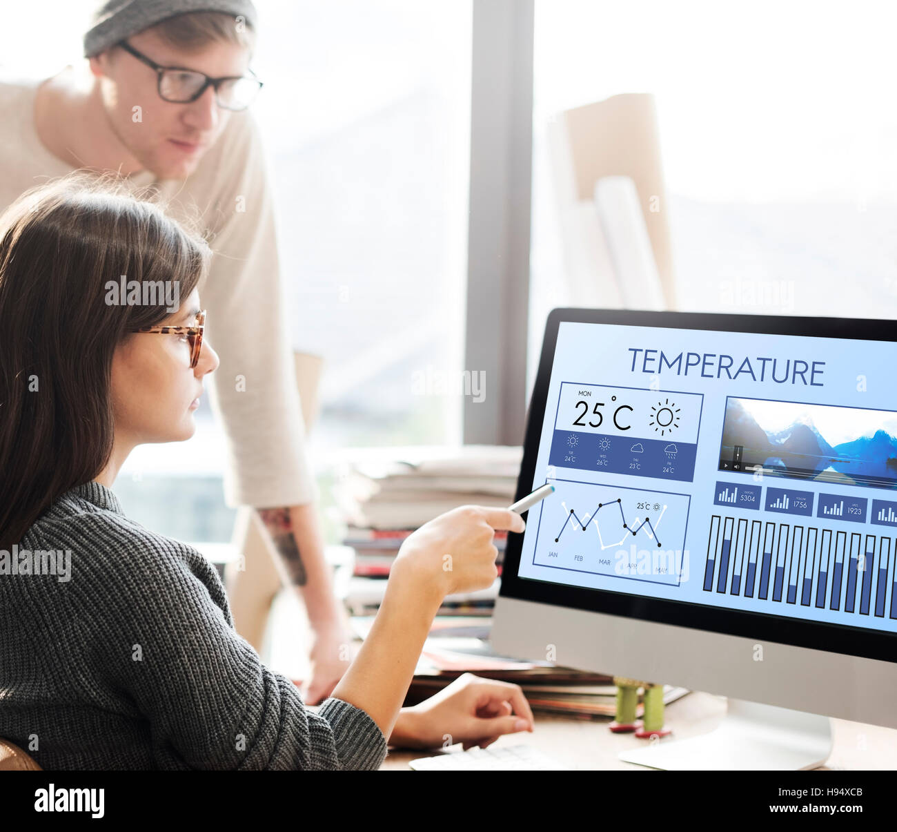 Weather Condition News Report Climate Forecasting Meteorology ...